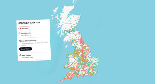 UK Live Sewage Map - Surfers Against Sewage • Data HQ